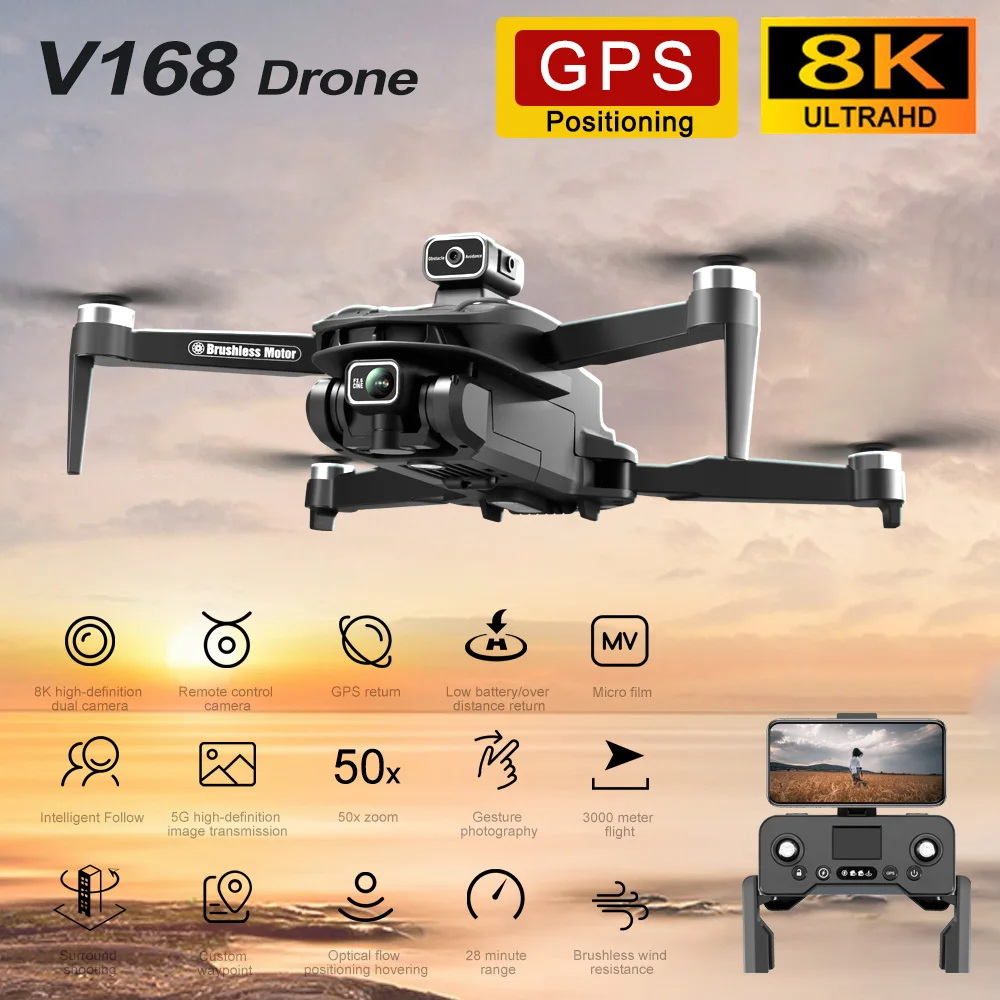 Drone-GPS-profissional-com-c-mera-HD-evitar-obst-culos-RC-Quadcopter ...