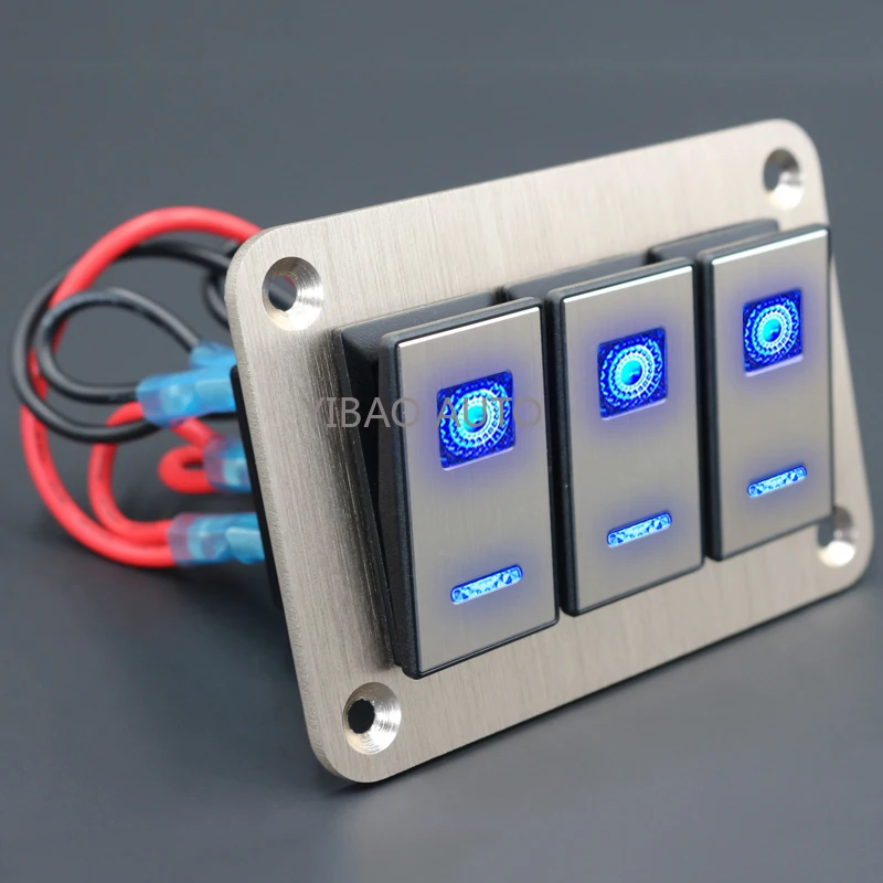 For-Marine-Boat-Caravan-RV-Universal-Toggle-Switch-ON-OFF-Rocker-Panel ...