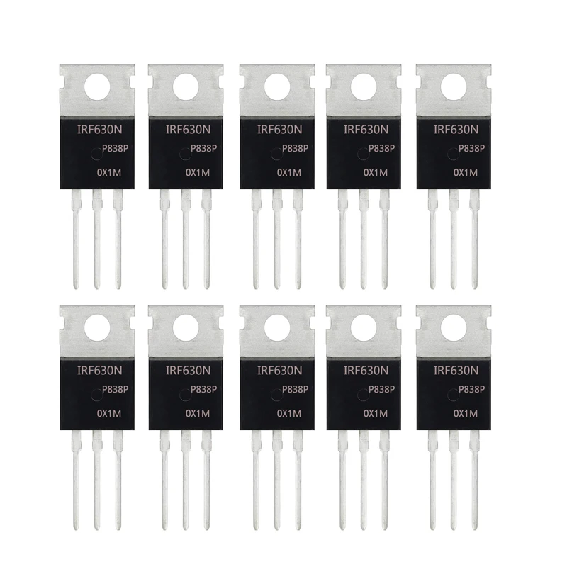 IRF630 MOSFET Transistors 9A 200V IRF630PBF N-Channel Power Transistor ...