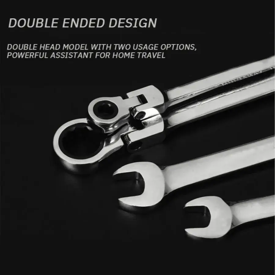 Universal 72-Tooth Ratchet Wrench Movable Head Open Plummer Automatic ...