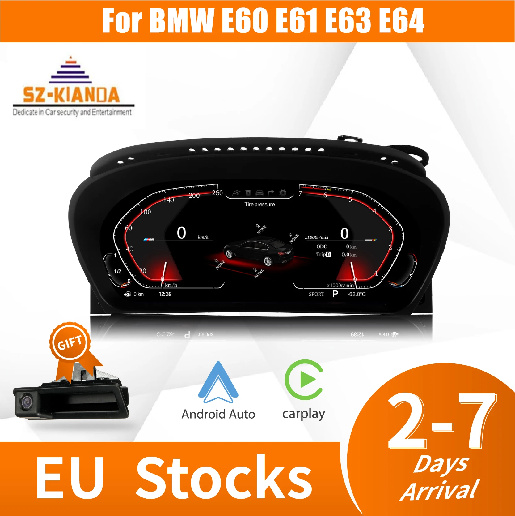 2023 neueste original Auto Digital Cluster Instrument für BMW 5er E60 E61 E63 E64 LCD ...