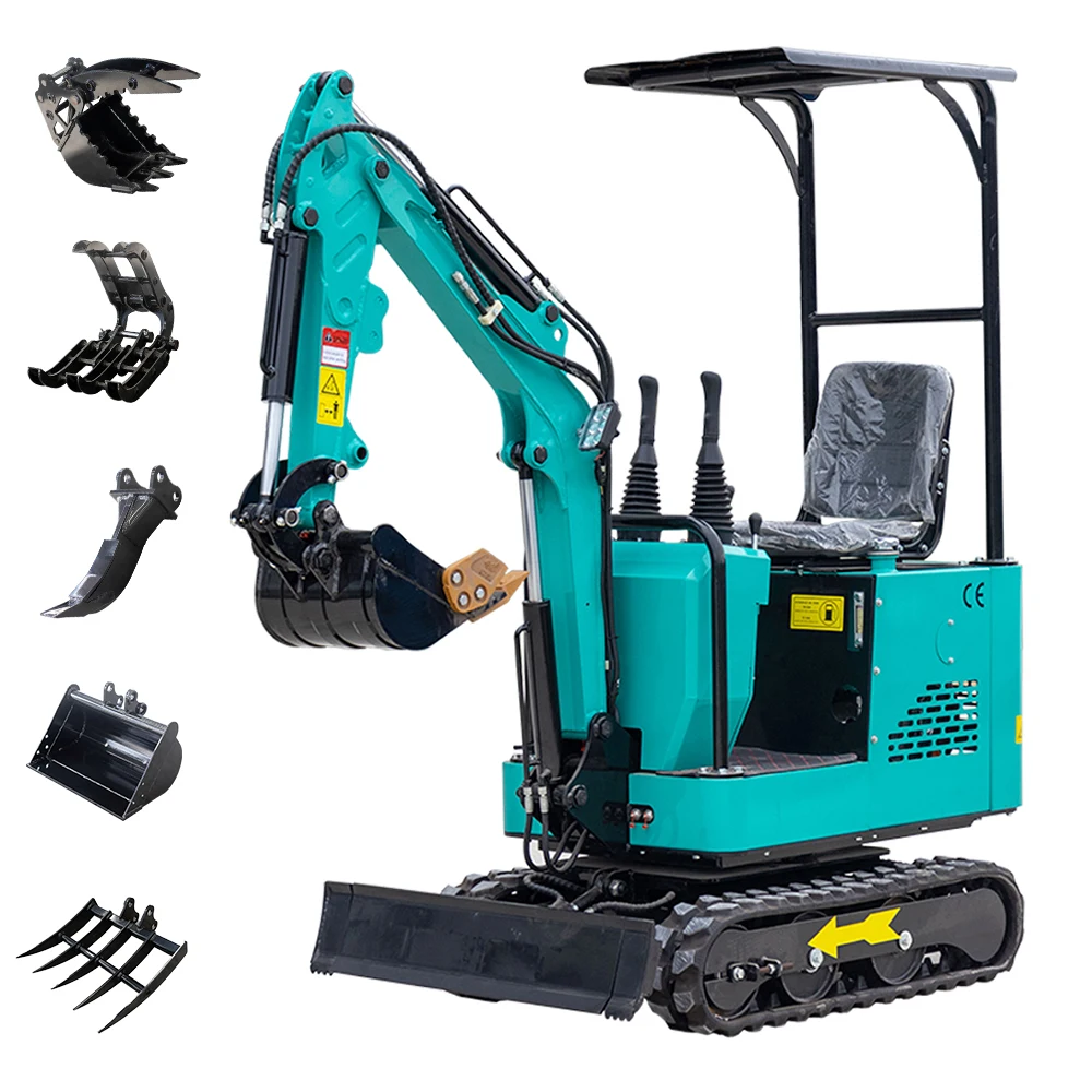 1-Ton-Agricultural-Hydraulic-Mini-Excavator-1000KG-EPA-Euro-5-Crawler ...