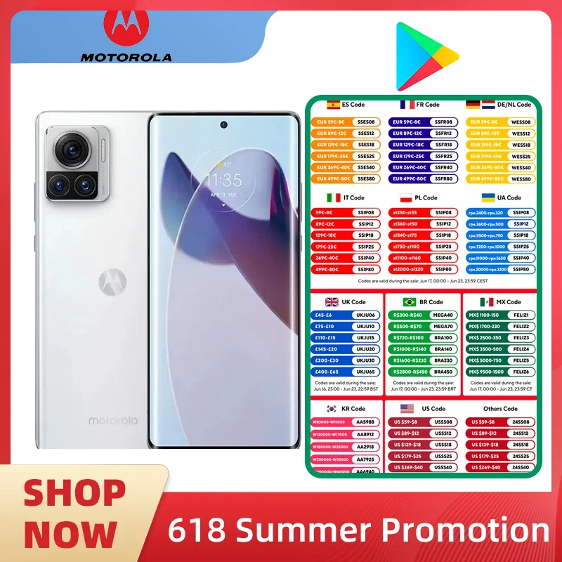 Motorola-X30Pro-5g-SmartPhone-Snapdragon8-Gen1-6-67inch-144HZ-Screen-125W-Charge-4610mAh-Android ...
