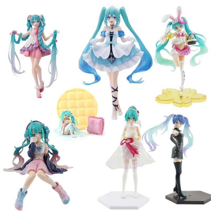 20cm New Anime Figure Hatsune Miku cosplay cinderella cute girl Blue ...