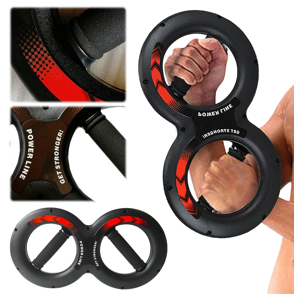 8-Shape-Wrist-Strength-Trainer-Fitness-Equipment-Arm-Strength-Exercise ...