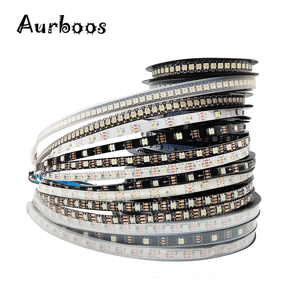 SK6812-RGBW-Individual-Addressable-Led-Strip-Light-4-in-1-Similar ...