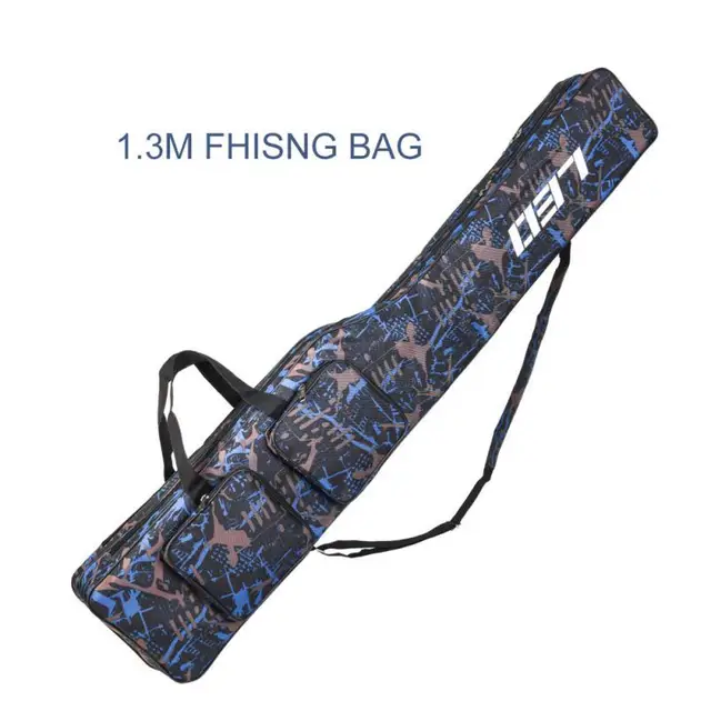 LEO Fishing Rod Storage Bag Oxford Cloth 2 Layer Large Capacity ...