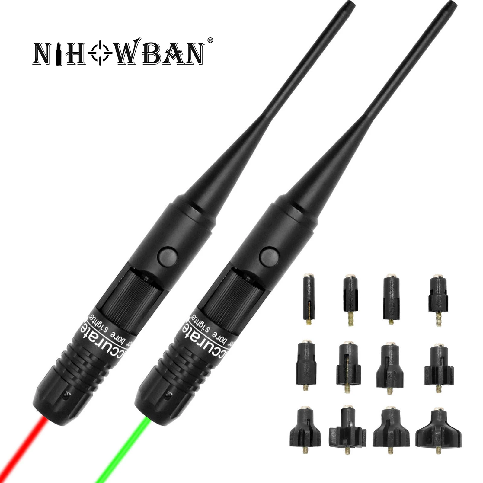 Nihowban-Tactical-Red-Green-Point-Muzzle-Laser-Bore-Aiming-Collimator ...