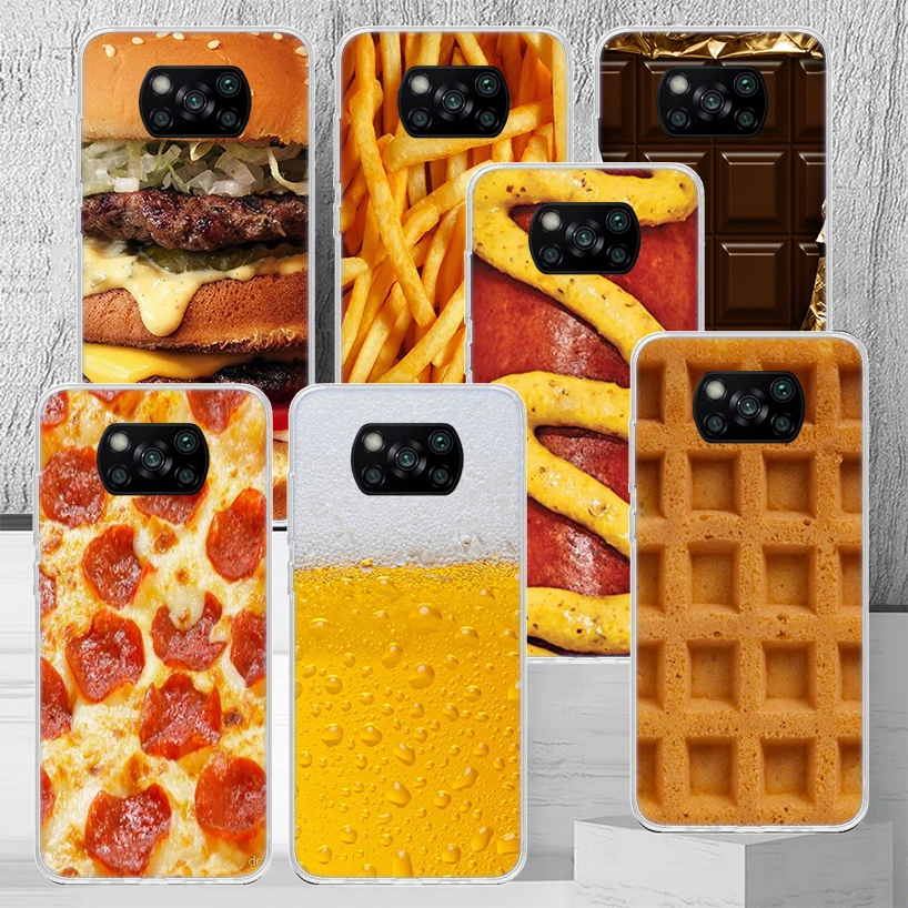 Food-French-Fries-Beer-Cheese-Phone-Case-Cover-For-Xiaomi-Poco-X3-Nfc ...