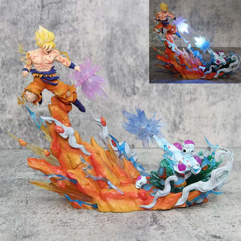 In-magazzino-21cm-Dragon-Ball-Figure-Goku-VS-Frieza-Action-Figures-Sky ...