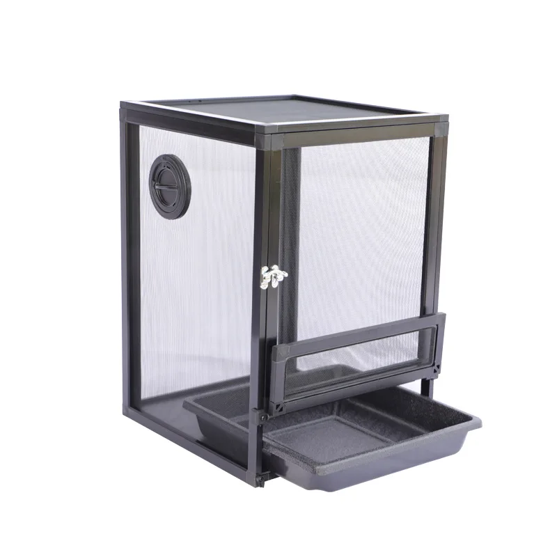 Foldable-Mesh-Reptile-Cage-Vertical-Mesh-Terrarium-with-Collapsible-Net ...