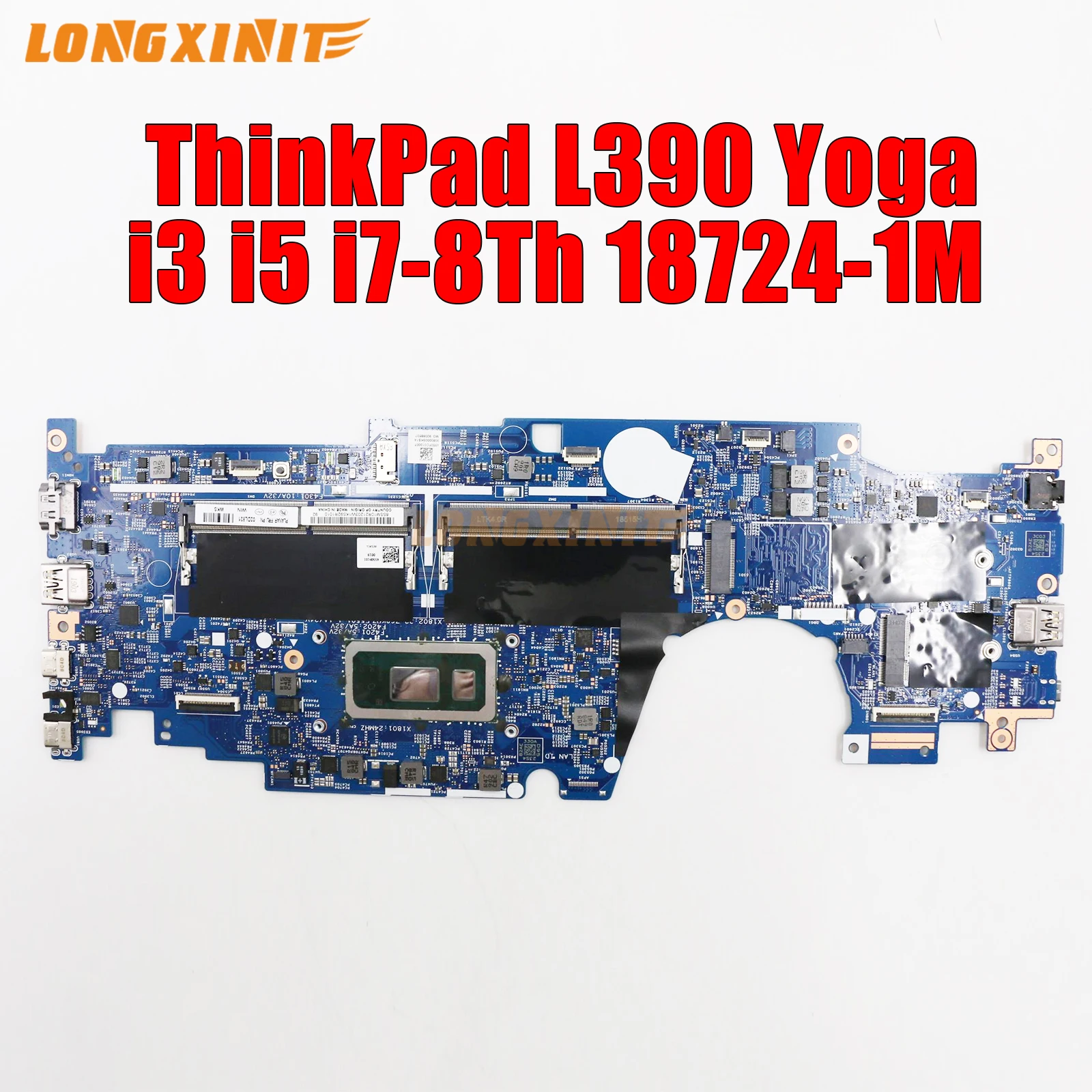 18724-1M-For-Lenovo-ThinkPad-L390-Laptop-Motherboard-CPU-I3-8145U-I5 ...