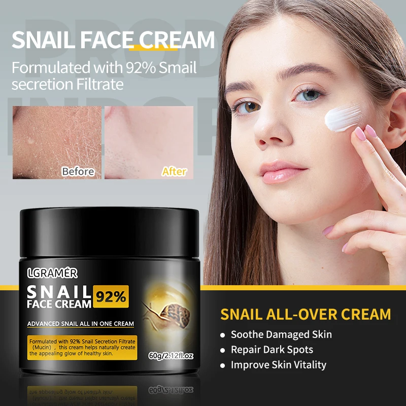 Anti-Wrinkles-Snail-Face-Cream-Collagen-Moisturizing-Nourish-Repair-Face-Damaged-Lift-Firm ...