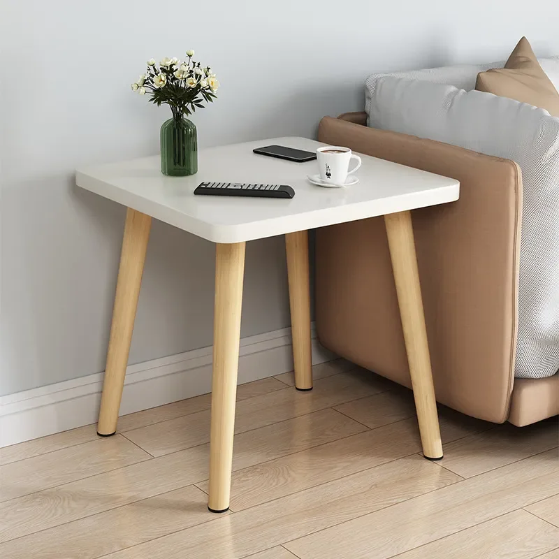 Minimalist-Wooden-Bedside-Side-Table-Simple-Sofa-Edge-Casual-Desk ...