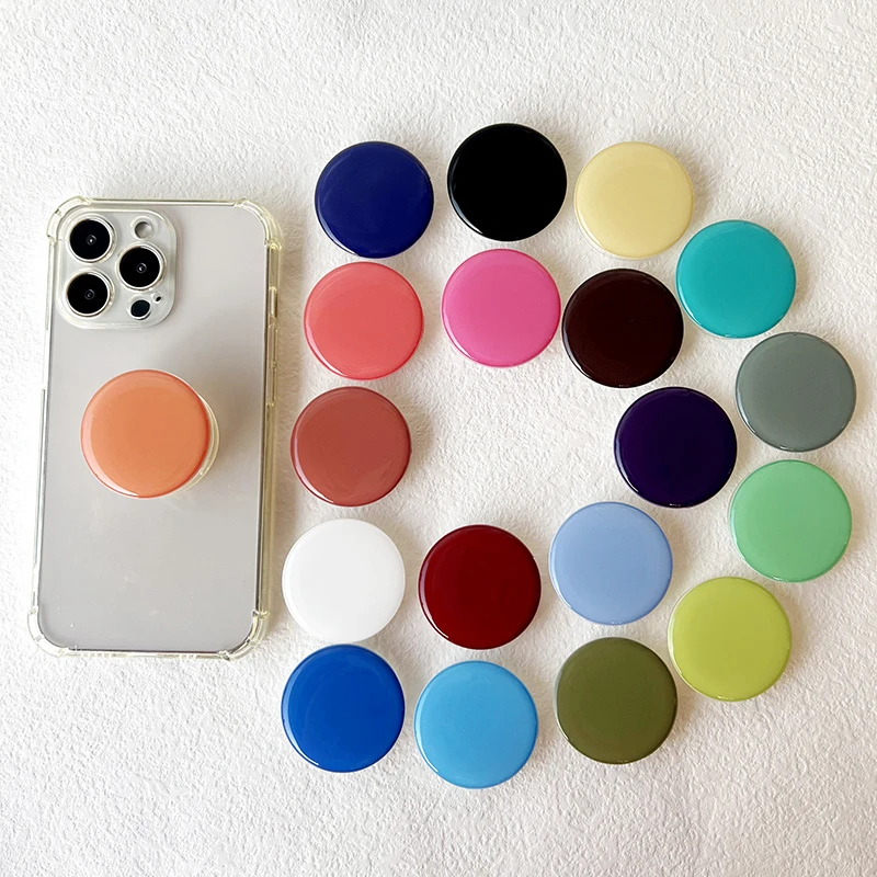 Ins Korean style Macaron Popped socket Phone Talk Grip Stretchable ...