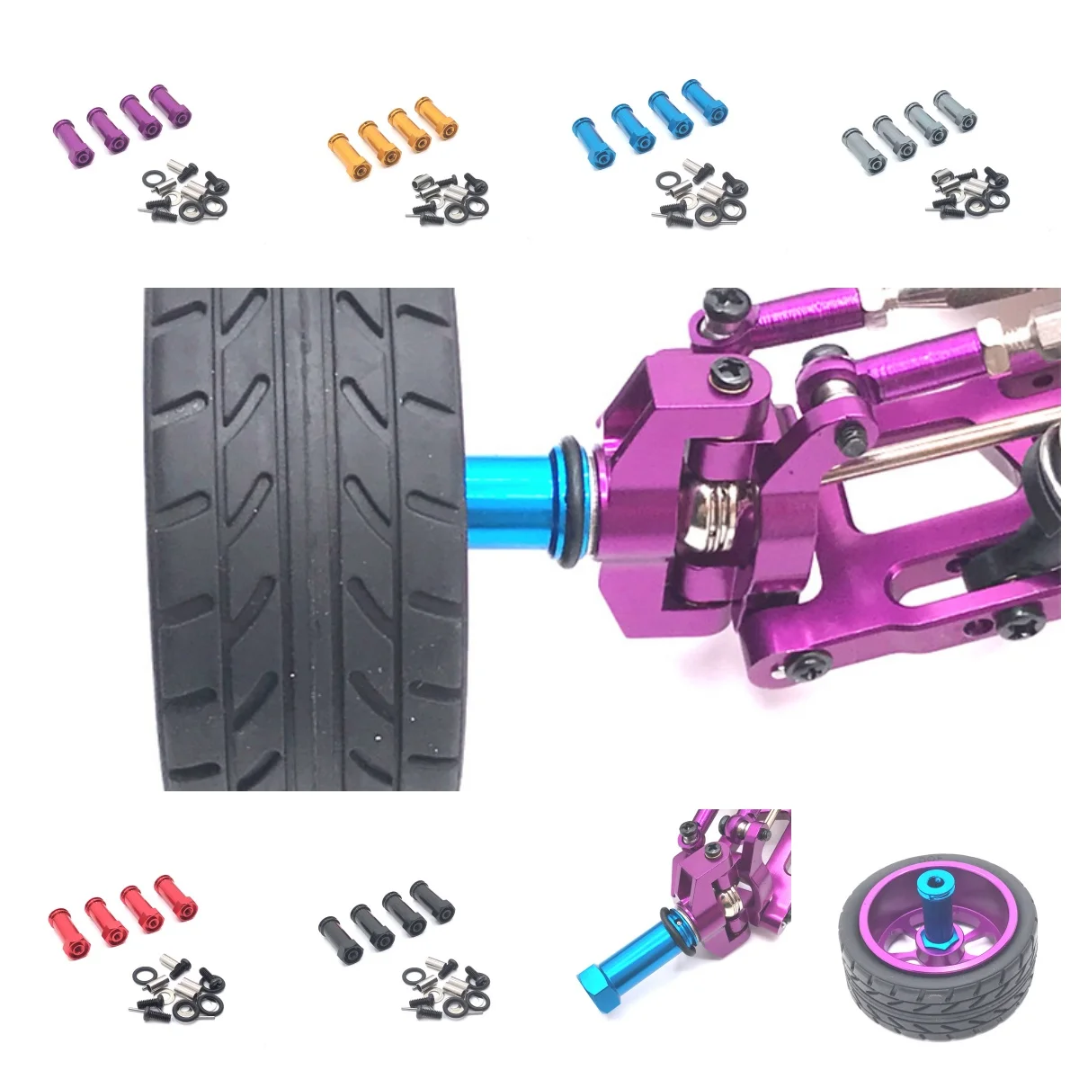Wltoys 144010 144001-02 124017-16-18 19 RC Model Crawler Car Wheel Hex ...