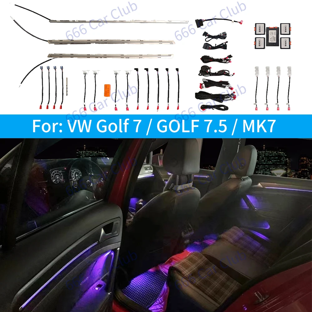 10-30-Colors-Ambient-Light-For-Volkswagen-Golf-7-GOLF-7-5-MK7-2014 ...