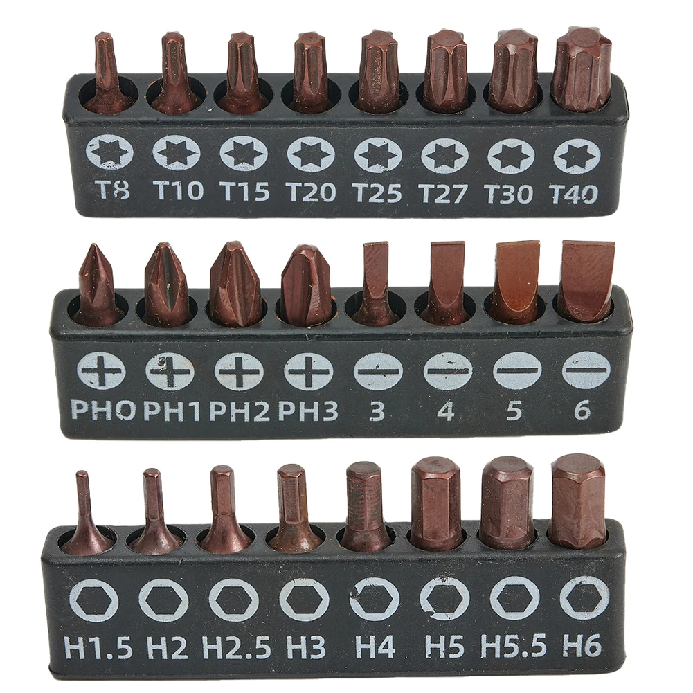 Puntas de destornillador de estrella Torx PH, vástago hexagonal de 25mm ...