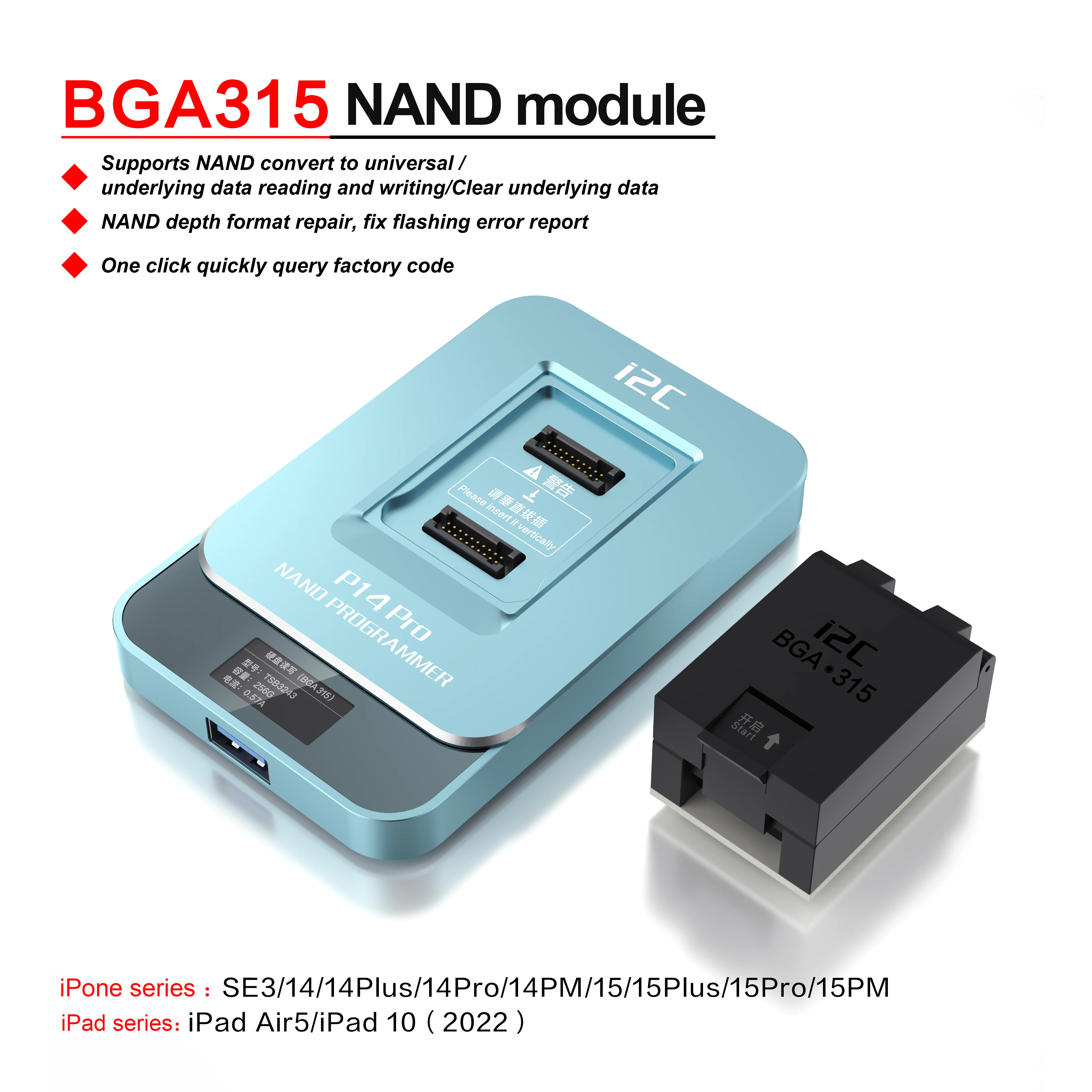 i2C-P14-P15-Pro-BGA110-BGA315-BGA70-NAND-Programmer-for-iPhone-6-15-PM ...