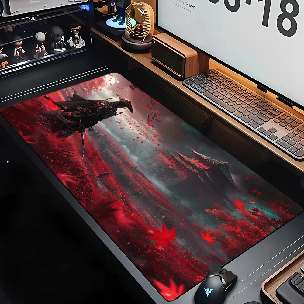 New Samurai Warrior Mouse Pad Large Computer Office Game Table Mats XXL ...