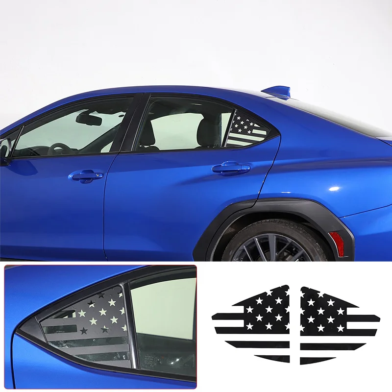For-2021-2023-Subaru-WRX-Rear-Triangle-Window-Glass-Plate-Decoration ...