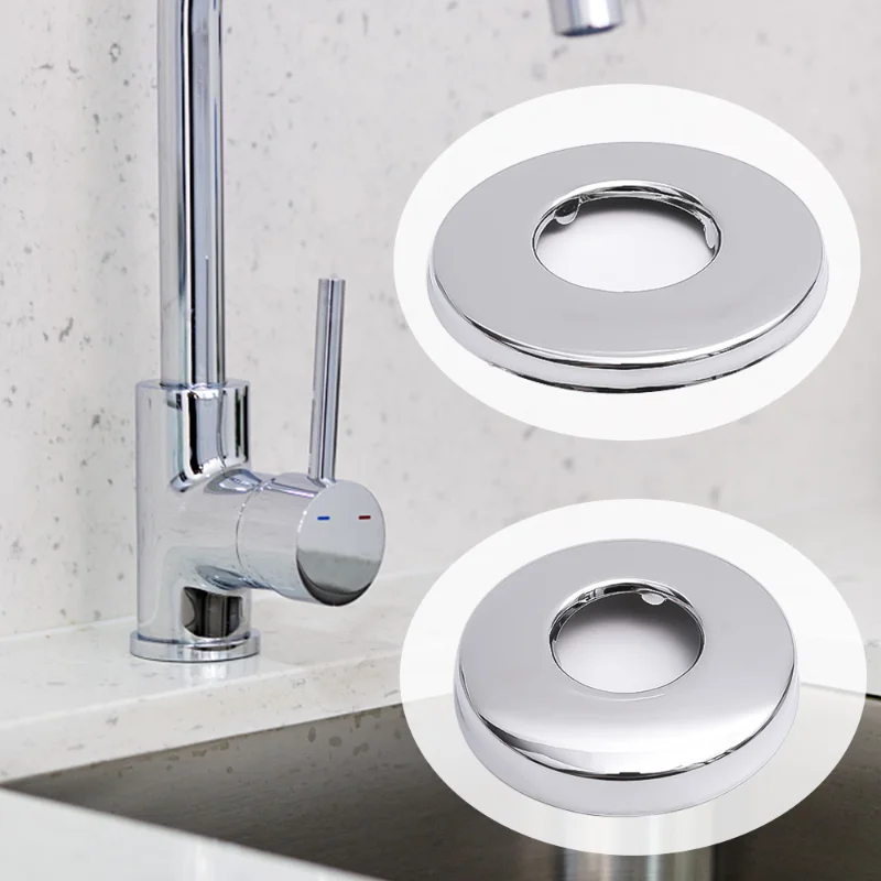 2pcs-Bathroom-Faucet-Decorative-Covers-Stainless-Steel-Round-Cover ...