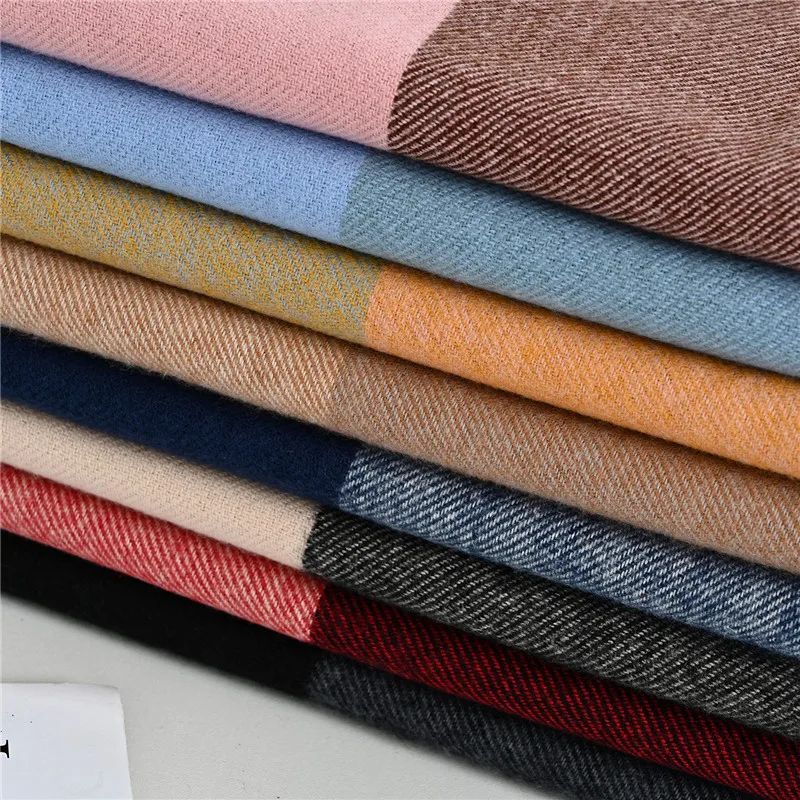 Korean style Imitation Cashmere Scarf Women's Soft Waxy Warm Tassel Big ...