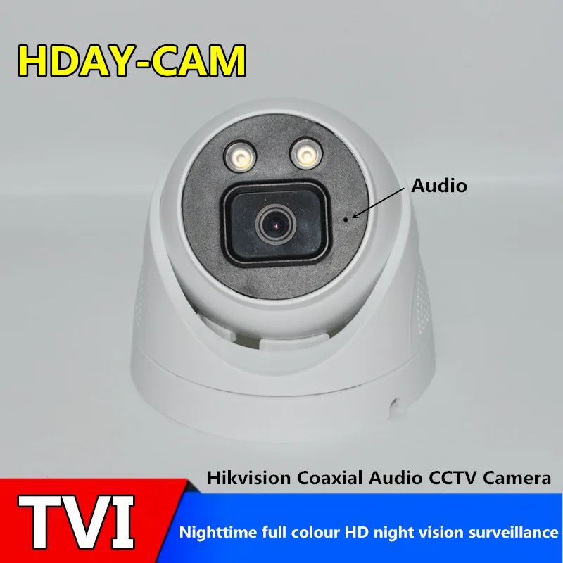 4K TVI 8MP Analog HD Surveillance Camera Color Night Hikvision Coaxial ...