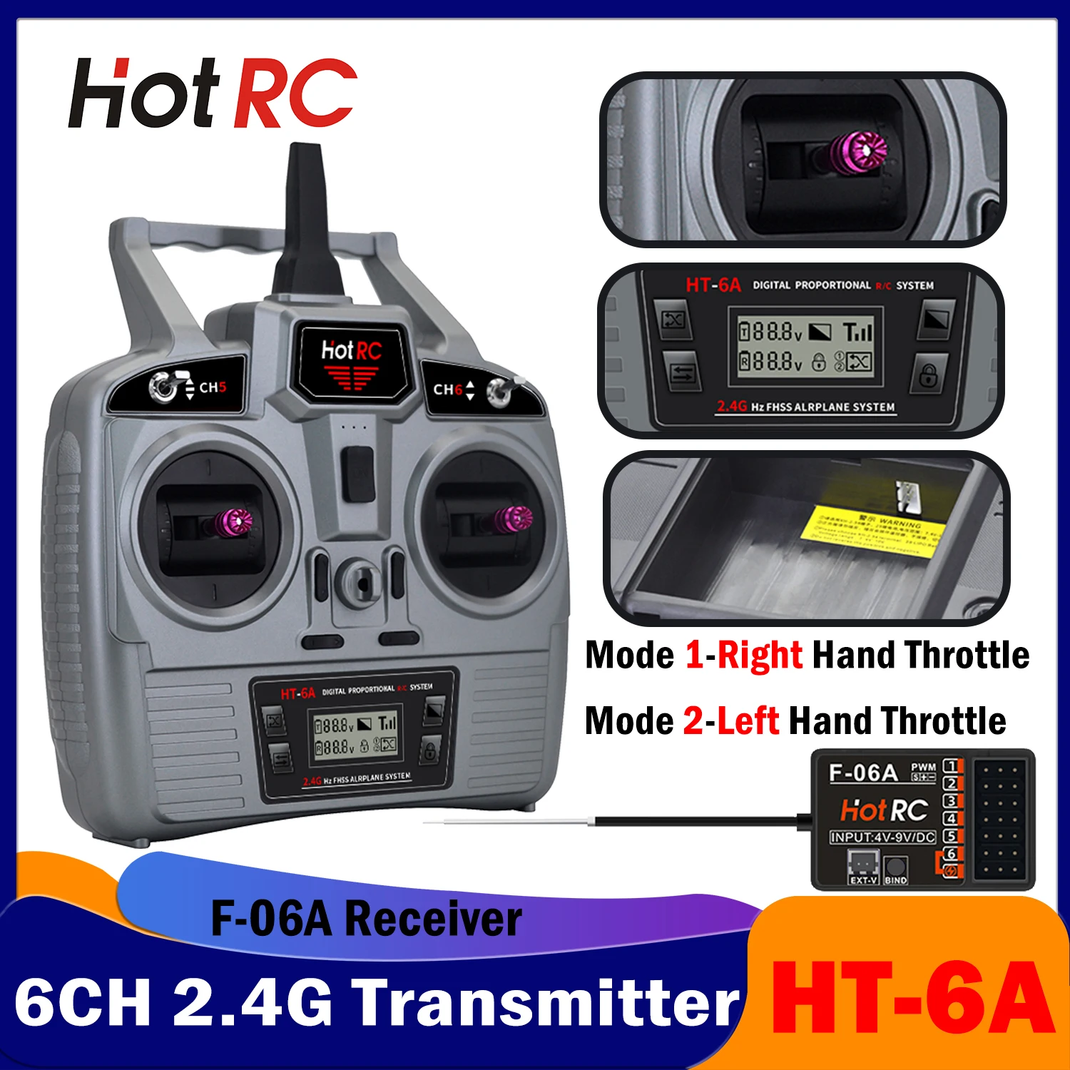 HotRC-6CH-2-4G-HT-6A-RC-Aircraft-Transmitter-with-F-06A-6-Channel ...