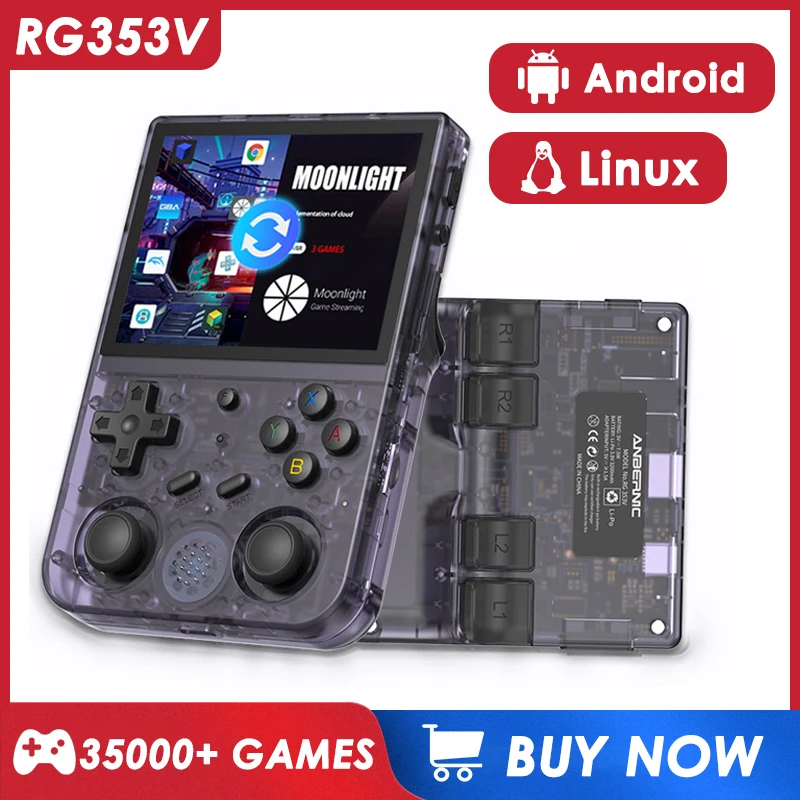 Anbernic Rg353v Rg353vs Retro Handheld Games Console 3.5inch 640*480 ...