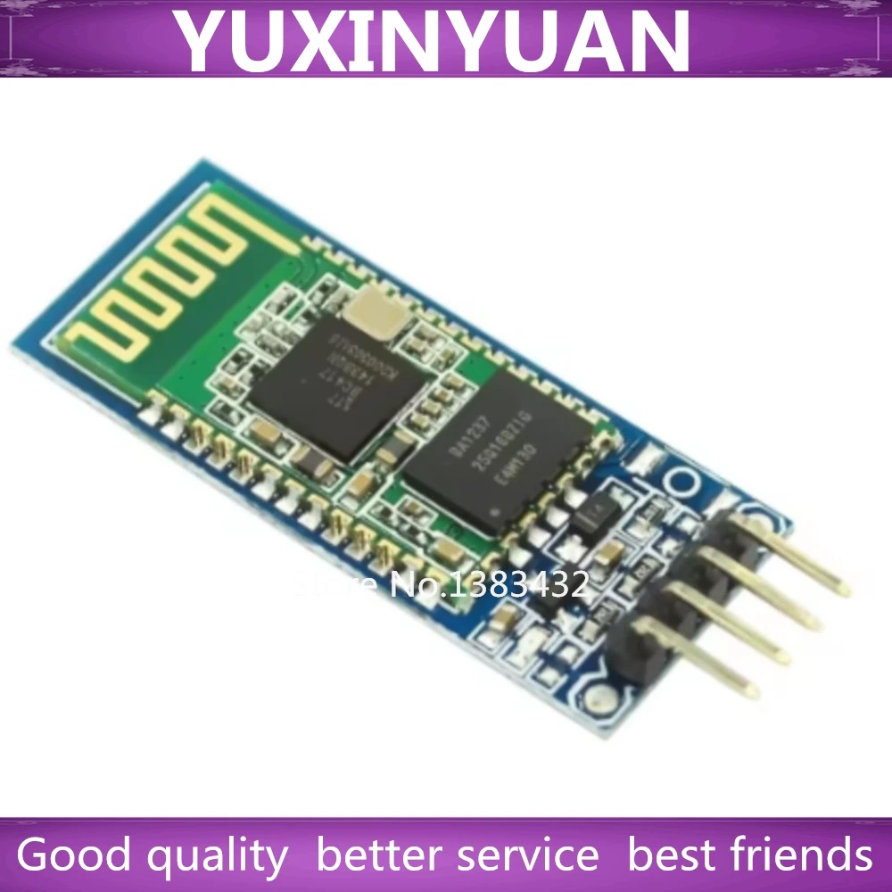 1pcs HC06 Wireless Serial 4 Pin Bluetooth RF Transceiver Module RS232 ...