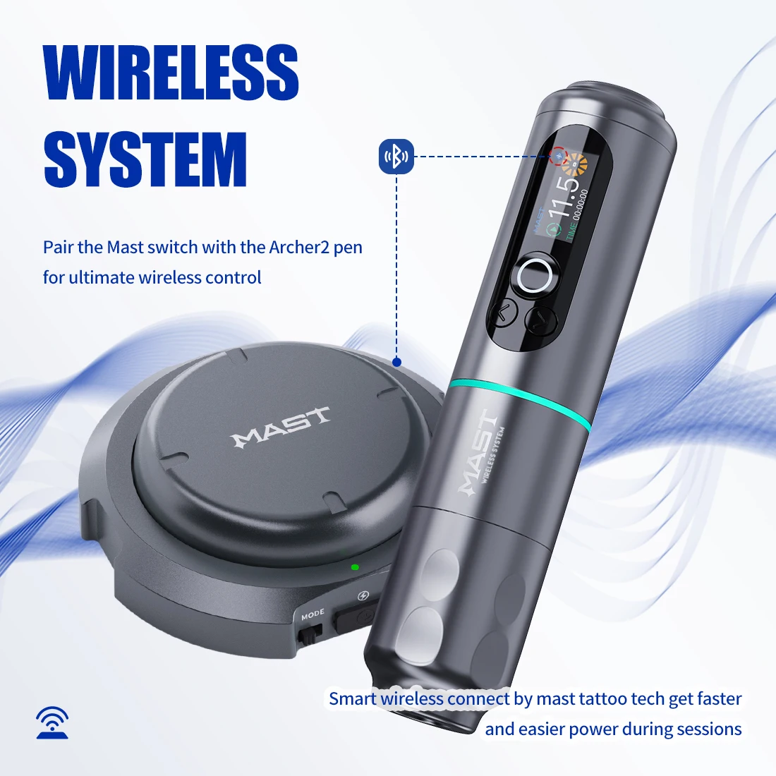 Mast-Archer-2-Bluetooth-Version-Tattoo-Wireless-Machine-Brushless-Motor ...