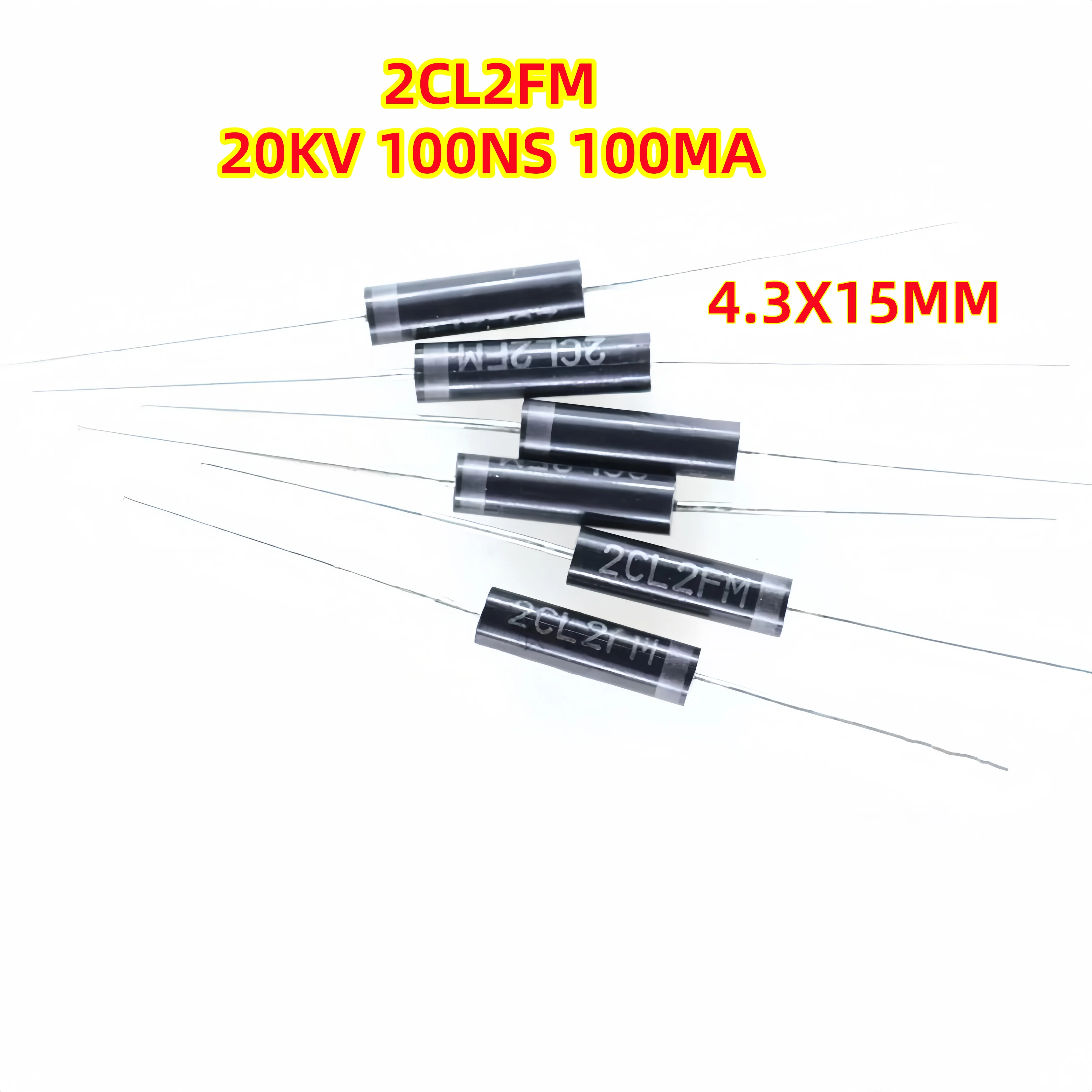5-10pcs 2CL2FM 20KV 100NS 100MA high-frequency high current diode ...