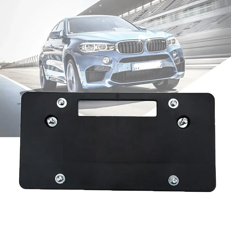 Front Rear Car License Plate Holder Mount Adapter Bumper Kit Bracket ...