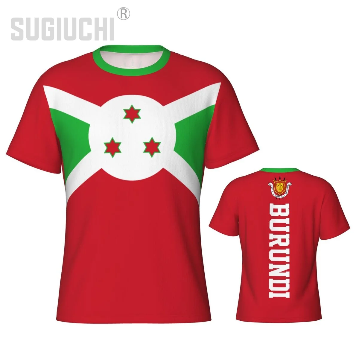 Tight Sports T-shirt Burundi Flag Burundian 3D For Men Women Tees jersey Clothes Soccer Football ...