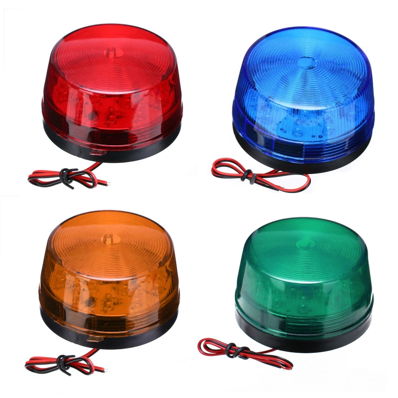 Auto-LED-Blinklicht-Notfall-Alarm-Blitzlicht-runde-Kontroll-leuchten ...