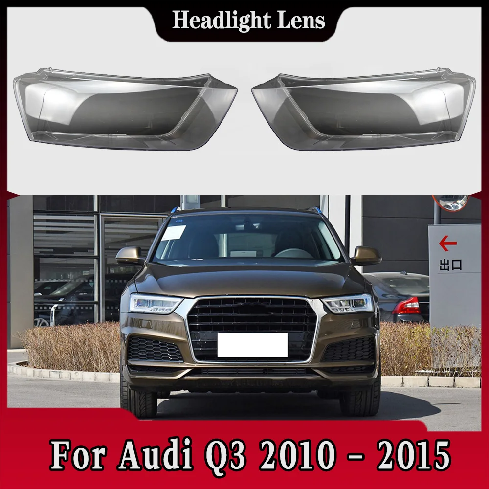 For Audi Q3 2010 2011 2012 2013 2014 2015 Front Headlamp Cover ...