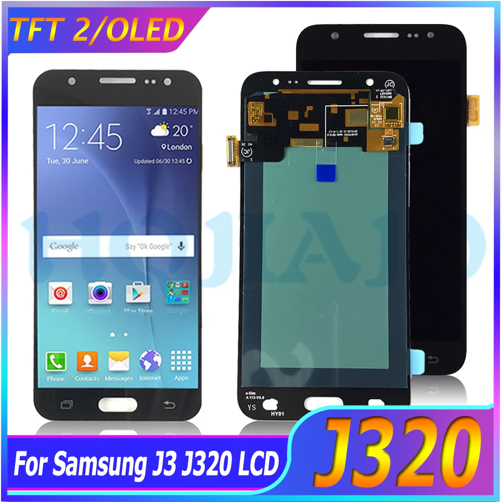 AMOLED-LCD-Screen-For-Samsung-J320-LCD-Display-Touch-Screen-Digitizer ...