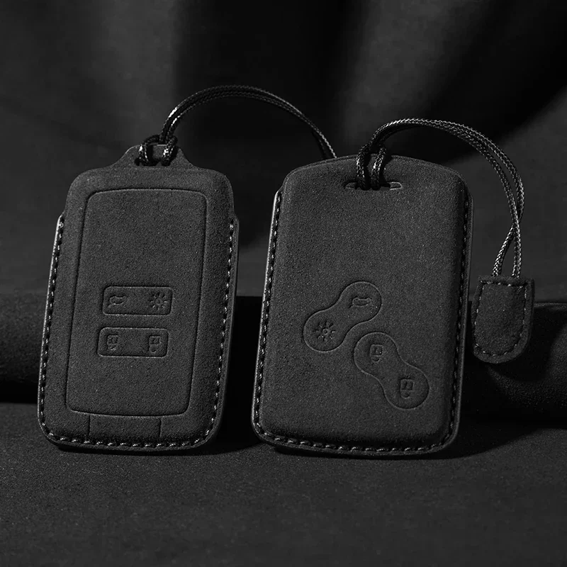 Leather-Car-Key-Case-Cover-For-Renault-Austral-Kadjar-Clio-Megane ...
