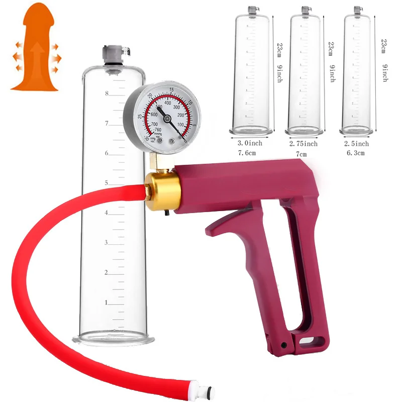 Penis-Pump-Enlarger-Extender-Vacuum-Trainer-Sex-Toys-Men-Manual-Dick-Enhancer-Stretcher-Bigger ...