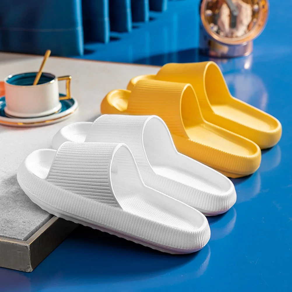 Shower-Shoes-Anti-Slip-Thick-Bottom-Slippers-White-Yellow-Green-Home ...