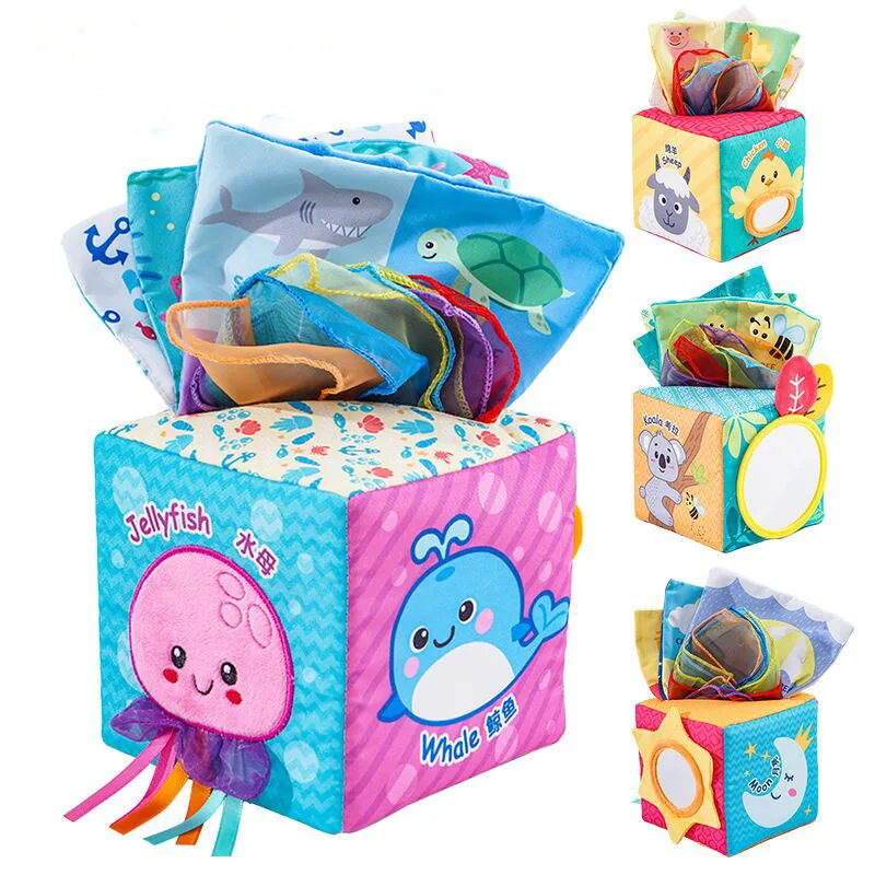 Baby-Tissue-Box-Toy-Montessori-Sensory-Cloth-Toys-Educational-Learning ...