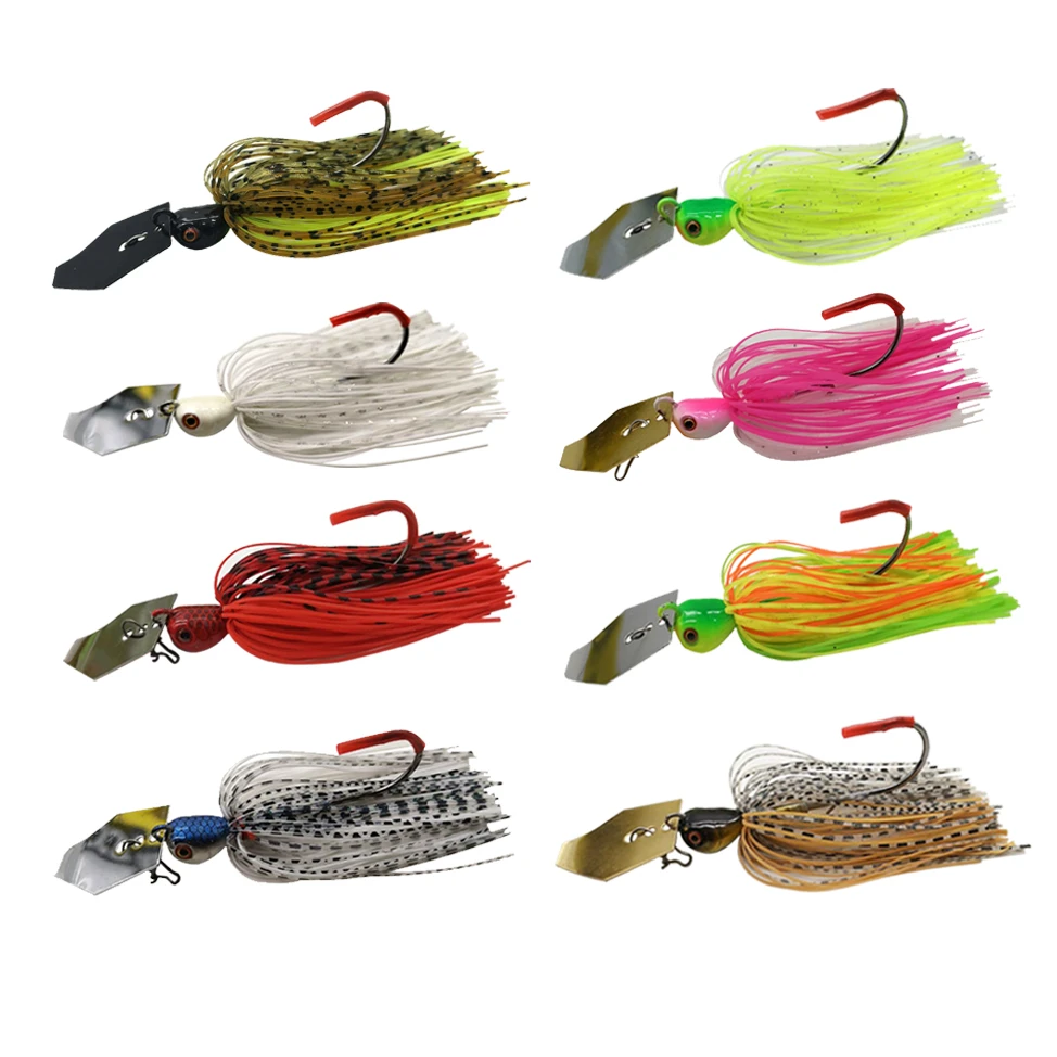 Mycena 14g/18g Fishing Lure Chatter Bait Spinner Bait Blade Jig Dancer ...