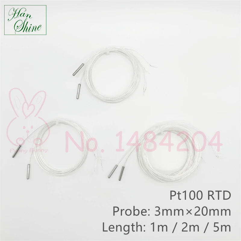 Pt100-Temperature-Sensor-2-Wire-Mini-Rtd-Probe-3mm-20mm-50-200-C-with-1 ...