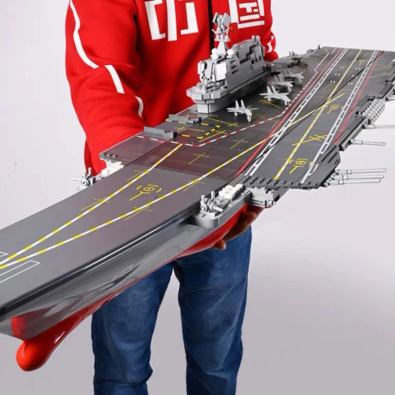 Military-Series-Shandong-Carrier-Ship-Building-Blocks-Navy-Battleship ...