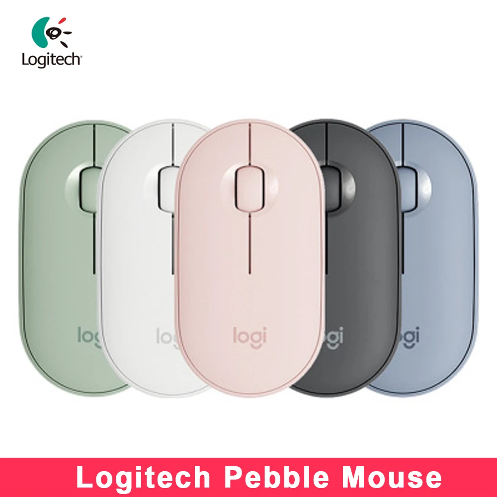 Logitech Pebble M350 Wireless Bluetooth Mouse Original Mini&Thin ...