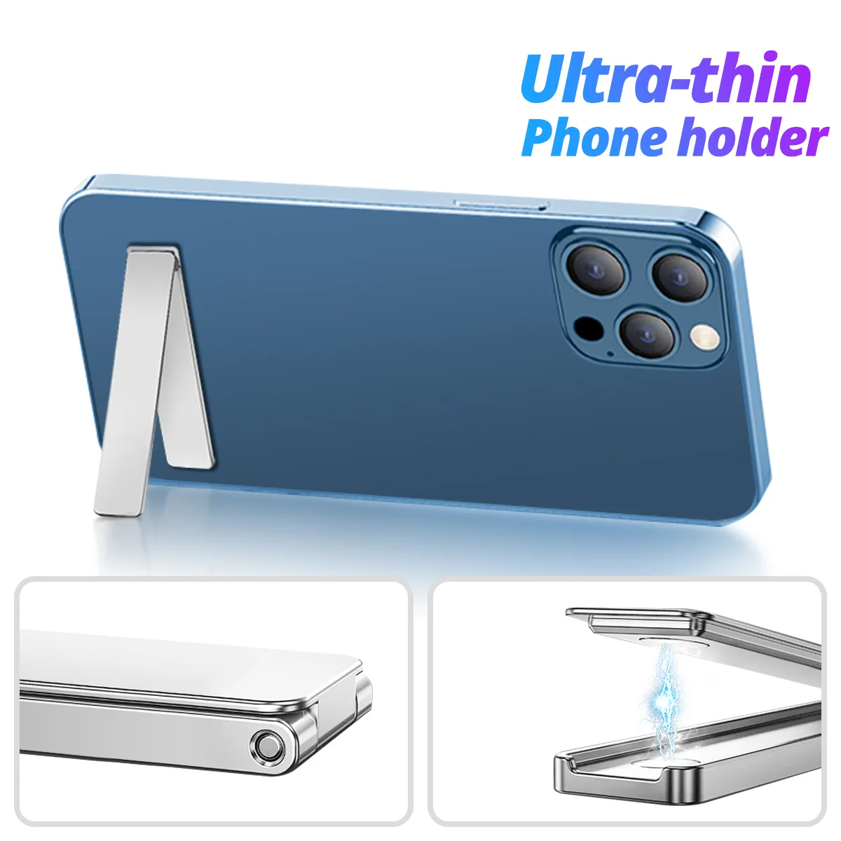 Metal-Phone-Kickstand-Vertical-and-Horizontal-Stand-Adjustable-Angle ...
