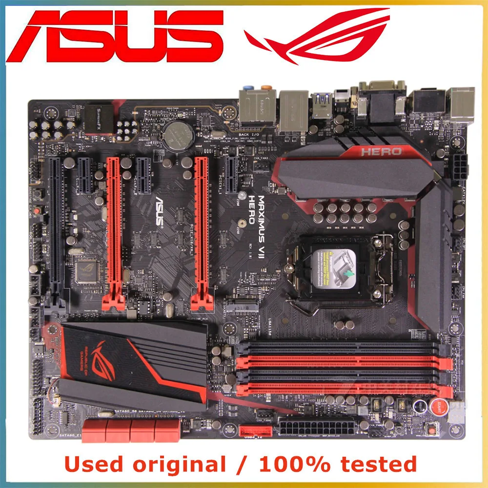 ASUS-MAXIMUS-VII-HERO-Computer-Motherboard-LGA-1150-DDR3-32G-para-Intel ...