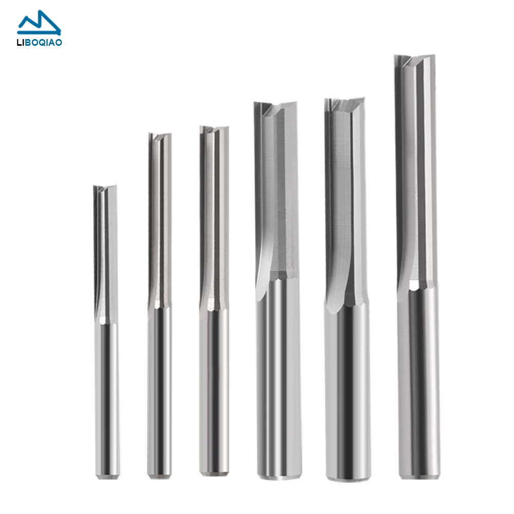 1PCS-Carbide-Parallel-Milling-Cutter-Double-Edged-Straight-Groove-End ...