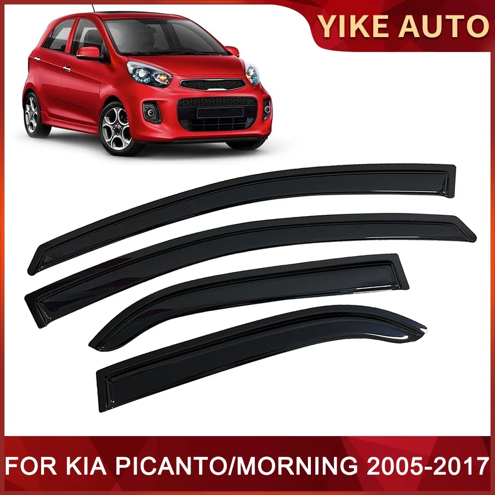 Window-Visor-for-KIA-Picanto-Morning-2005-2017-Weathershied-Door-Visor ...